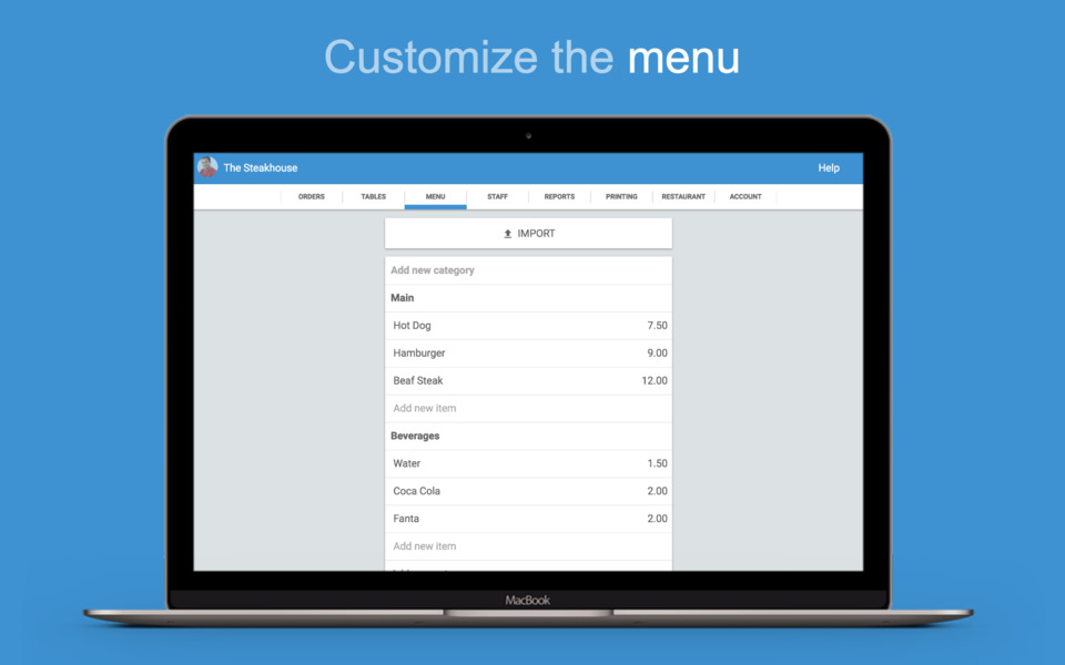 Restaurant POS system | Waiterio Restaurant Point of Sale